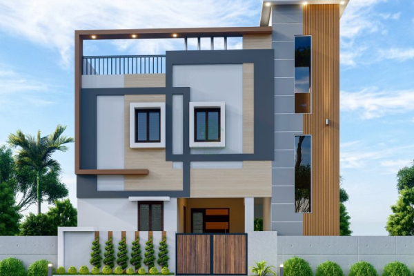 Front Elevation with HPL Sheets Manufacturer in India | Alurac